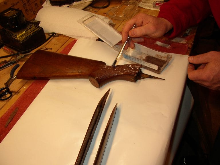 A Walnut Gunstock Repair - with WEST SYSTEM Epoxy - Epoxyworks