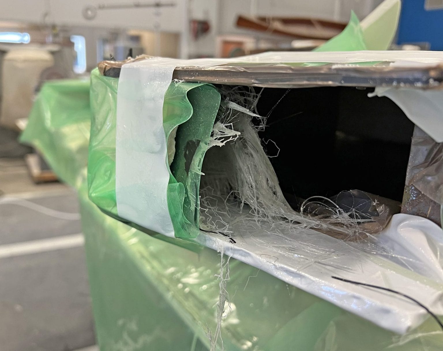 Bond Girl’s New Custom Rudder Support - Epoxyworks